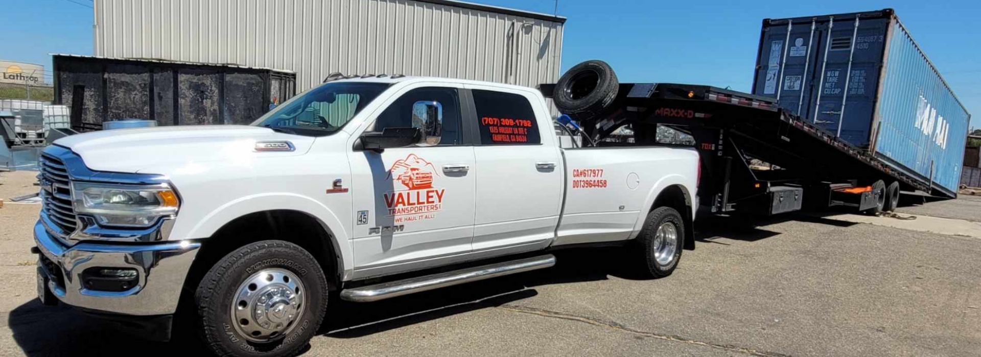 Flatbed Heavy Equipment Transport Open Car Services Fairfield